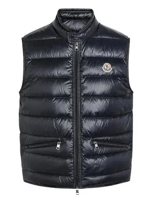 Moncler Gui Padded Nylon Gilet - Navy