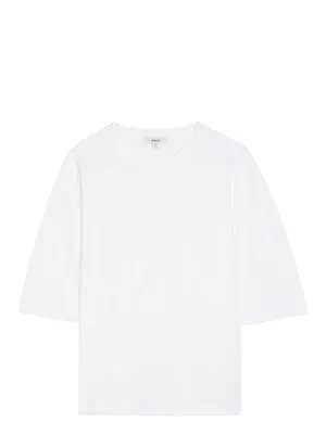AGOLDE AGOLDE Ellery Lace-Up Cotton T-Shirt