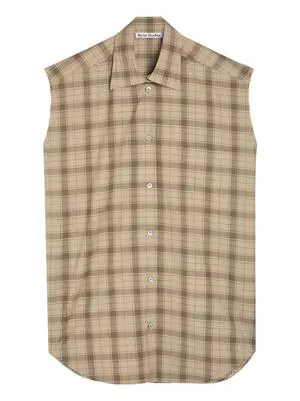Acne Studios Checked Wool Shirt - Multicoloured