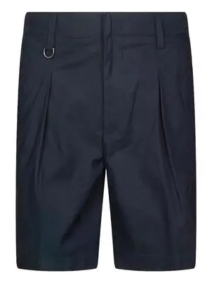 PAOLO PECORA Paolo Pecora Pleated D-Ring Shorts