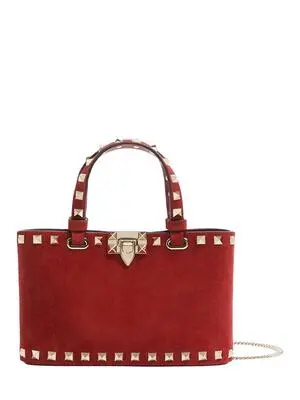 Valentino Garavani Mini Rockstud Tote Bag - Red
