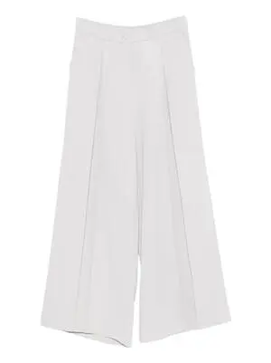 Imperial Pleated Wide-leg Trousers - Grey