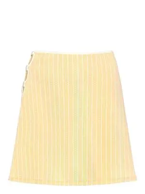 ERES Poolside Cut-out Mini Skirt - Yellow