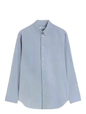 JIL SANDER Lightweight Fil-à-fil Cotton Shirt