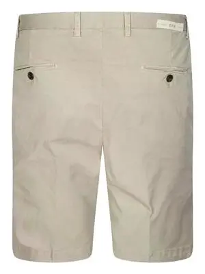 BRIGLIA 1949 Beige Drawstring Waist Shorts - Neutrals