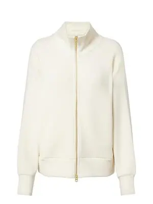 Varley Tyde Zip-up Sweatshirt - White