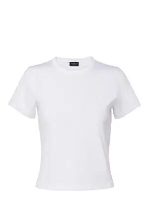 Gucci Cotton Jersey T-shirt With Embroidered Logo - White