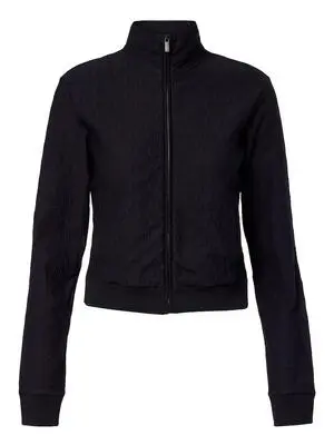 Gucci Gg Jacquard Jersey Track Jacket - Black