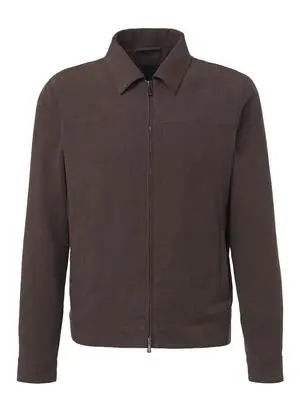 Thom Sweeney Dark Linen Jacket - Brown