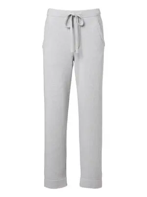 GOD'S TRUE CASHMERE God's True Cashmere Straight Leg Pants With Rose Quartz Detail
