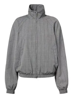 Acne Studios Checked Technical Jacket - Grey
