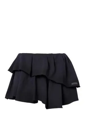 Acne Studios Faded Cotton-blend Miniskirt - Blue