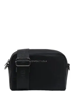Bimba Y Lola Nylon Rectangular Crossbody Bag - Black