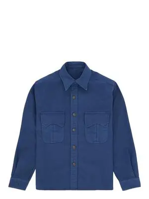 FORTELA Kenny 2.0 Cotton Overshirt - Blue