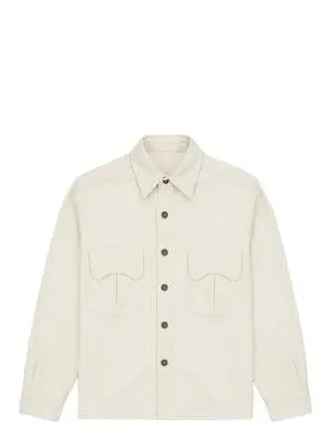 FORTELA Kenny 2.0 Cotton Overshirt - Ecru