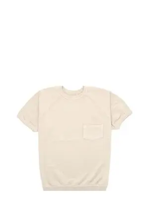 FORTELA Short Sleeve Brushed Jersey Sweatshirt - Ecru