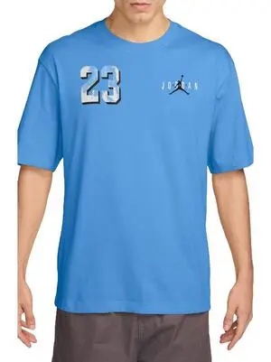JORDAN Varsity Graphic T-shirt - University Blue/white