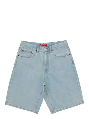 Supreme Baggy Denim Shorts - Light Blue