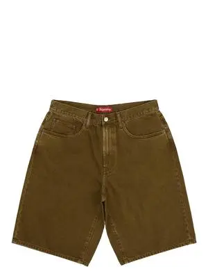 Supreme Baggy Denim Shorts - Brown