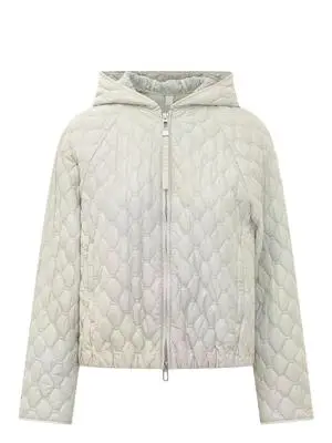 DUNO Quilted Hooded Jacket - Neutrals