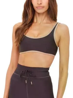 The Upside Kefi Brielle Scoop-neck Sports Bra - Grey