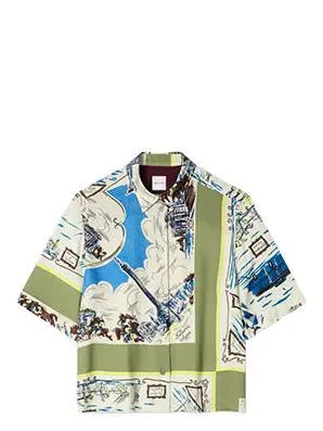 Paul Smith Viscose Short-sleeve Shirt - Multicolour