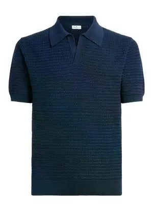 Etro Knitted V-neck Sweater - Blue