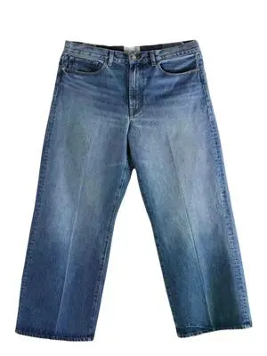 THE ELDER STATESMAN Hunter Faded Pressed-crease Jeans - Blue