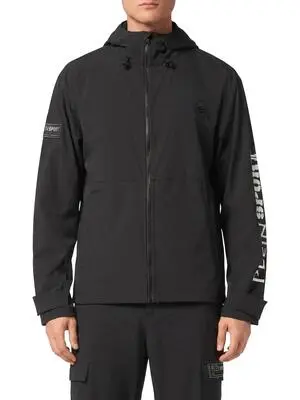 PLEIN SPORT Hooded Jacket - Black