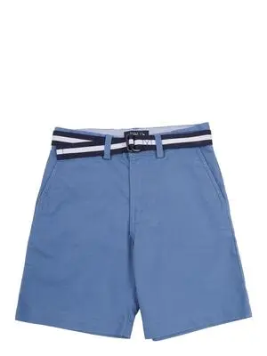Polo Ralph Lauren Bedford Flat Front Bermuda Shorts - Blu