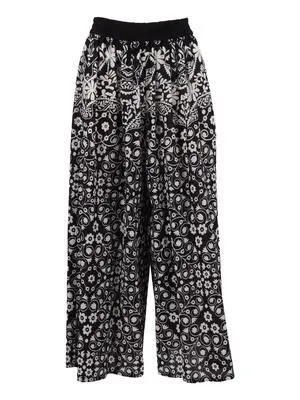 Max Mara Printed Trousers - Red