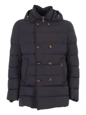 MOORER Florio Knitted Jacket - Blu
