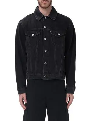 ICECREAM Embroidered Denim Jacket - Black