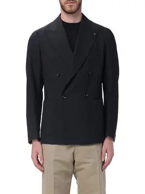 Tagliatore Double Breasted Blazer - Black