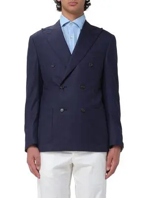 Corneliani Double Breasted Blazer - Blue