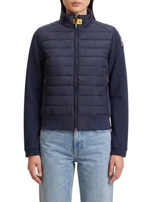 PARAJUMPERS Quilted Padded Bomber Jacket - Navy