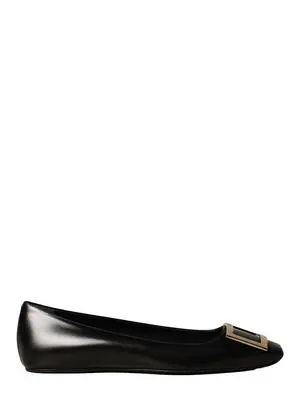 ROGER VIVIER Trompette Ballet Flats - Black