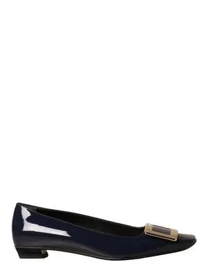 ROGER VIVIER Roger Vivier Belle Vivier Patent Leather Pumps Blue
