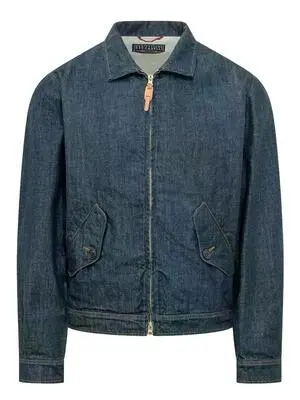 CECCARELLI Zip-up Denim Jacket - Blue