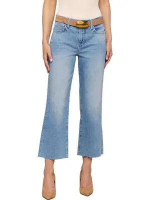 L'Agence Wanda Cropped Wide-leg Jean - Granova