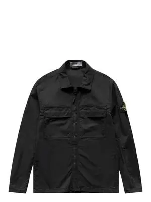 STONE ISLAND Compass Logo Shirt Jacket 'black'