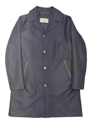 Canali Button-down Collar Coat - Grey