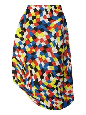 PLEATS PLEASE BY ISSEY MIYAKE Pleated Midi Skirt - Multicolor