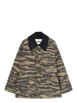 JIL SANDER Jil Sander Printed Jacket With Detachable Collar
