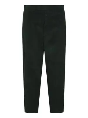 Thom Browne Corduroy Straight-leg Trousers - Green