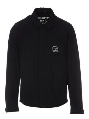 C.P. COMPANY C.P. Company Logo Printed Long-Sleeve Shirt