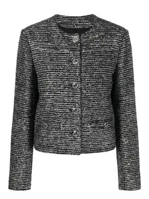 GUCCI Gucci Tweed Collarless Jacket