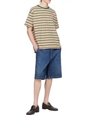 BODE Striped Cotton Shirt - Multicolor
