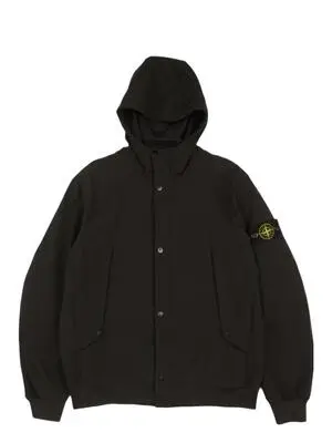 Stone Island Hooded Jacket - Black
