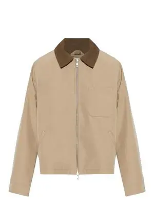 SAMSOE SAMSOE Corduroy-collar Jacket - Greige